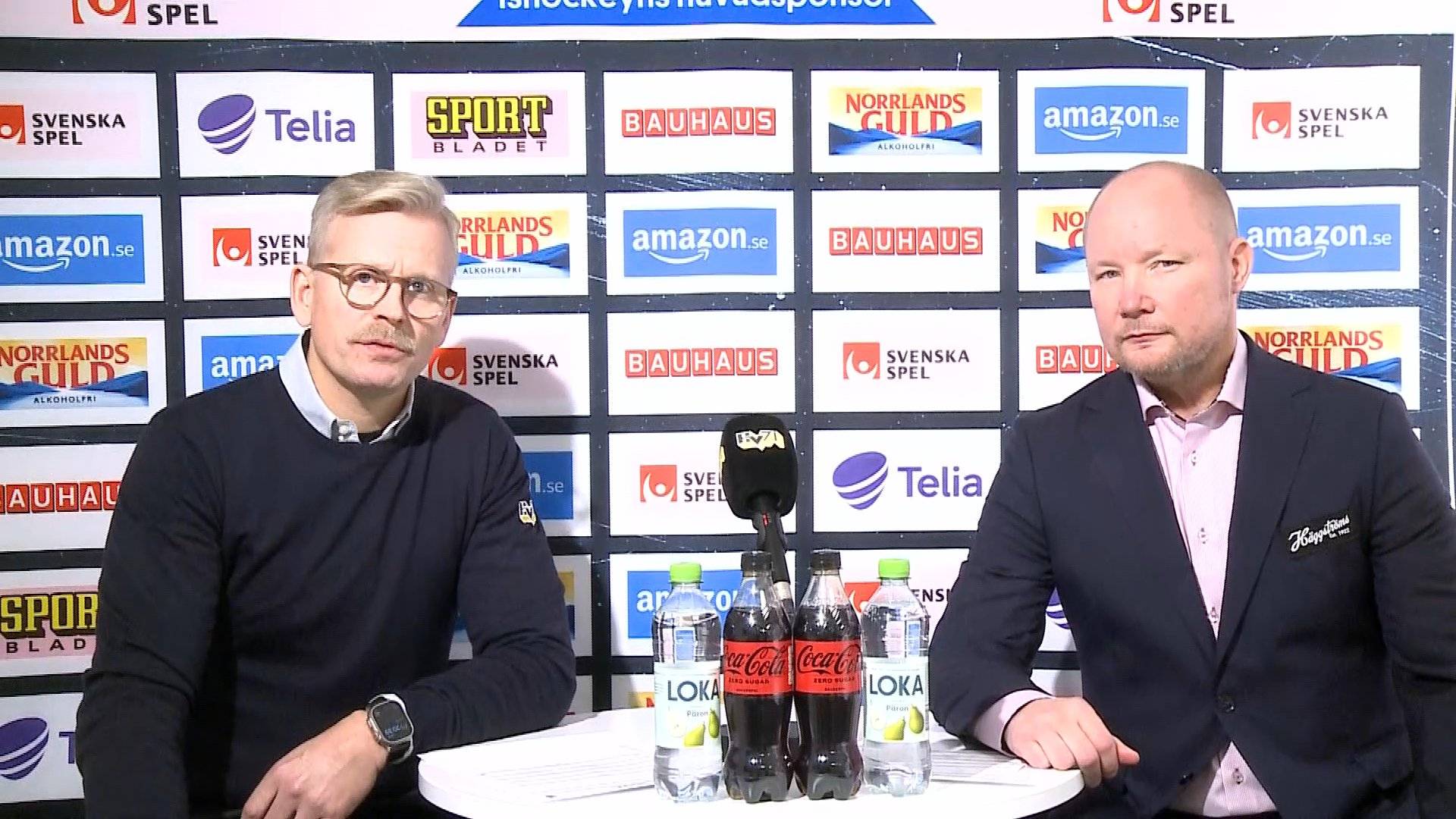 Presskonferens HV71–MoDo Hockey