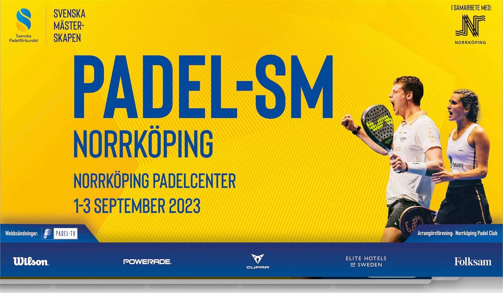 Padel-SM dag 1 CC2 (bana 1) första omgången