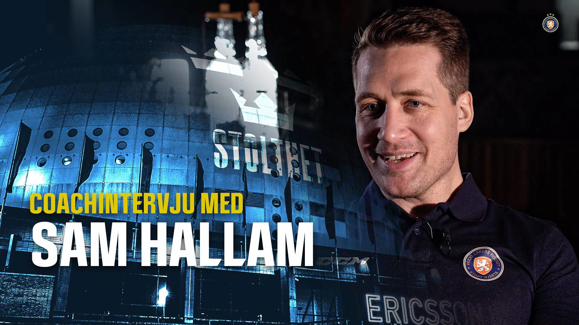 Sam Hallam blir ny förbundskapten | Växjö Lakers