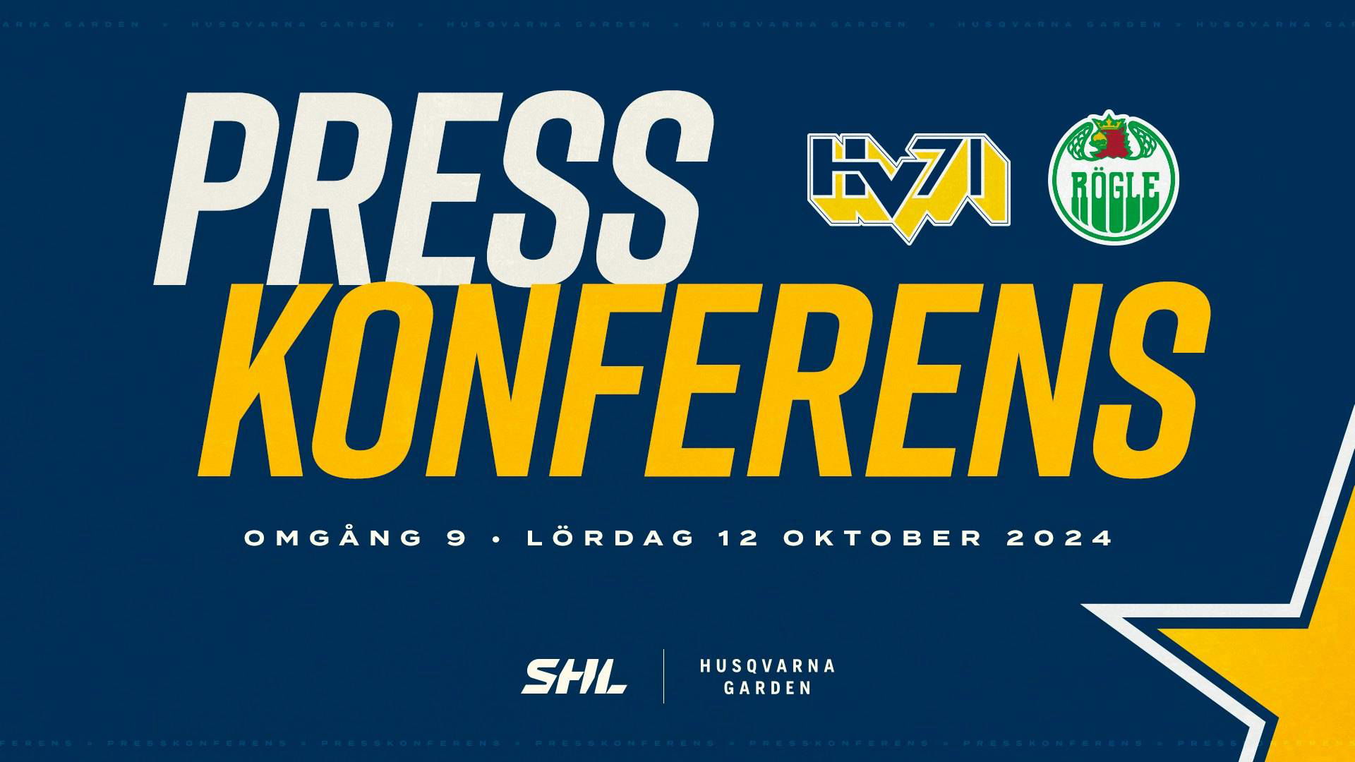 Presskonferens HV71–Rögle BK | HV71