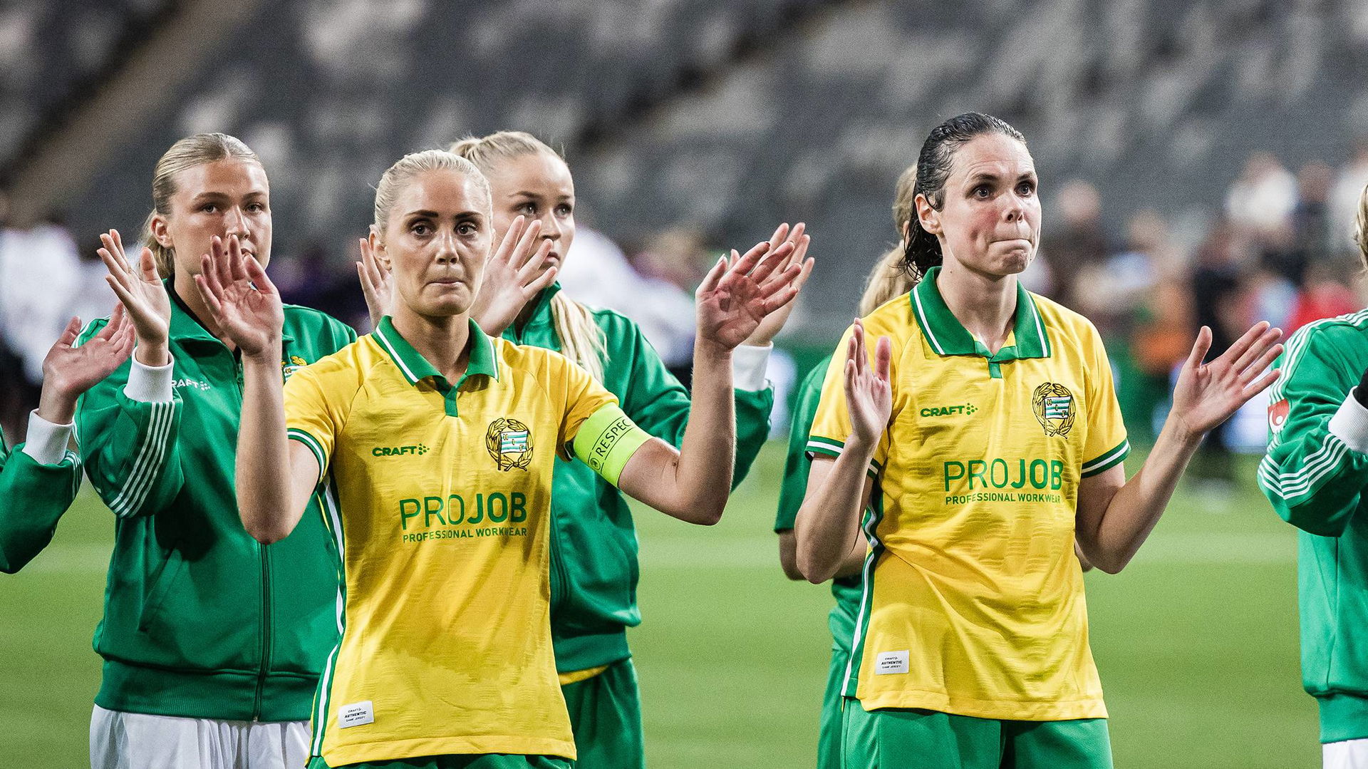 Simone och Martin efter 0-1-förlusten