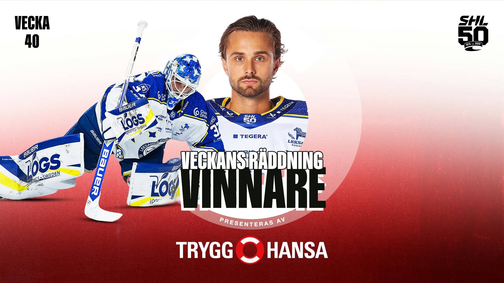 Veckans Räddning vecka 40 – Jakob Hellsten, Leksand | SHL