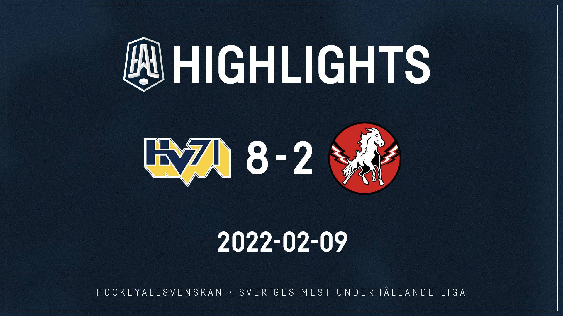 Highlights från HV71-Vita Hästen