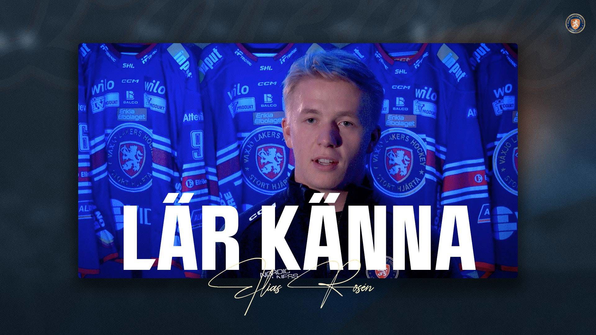 Lär känna Elias Rosén | Växjö Lakers