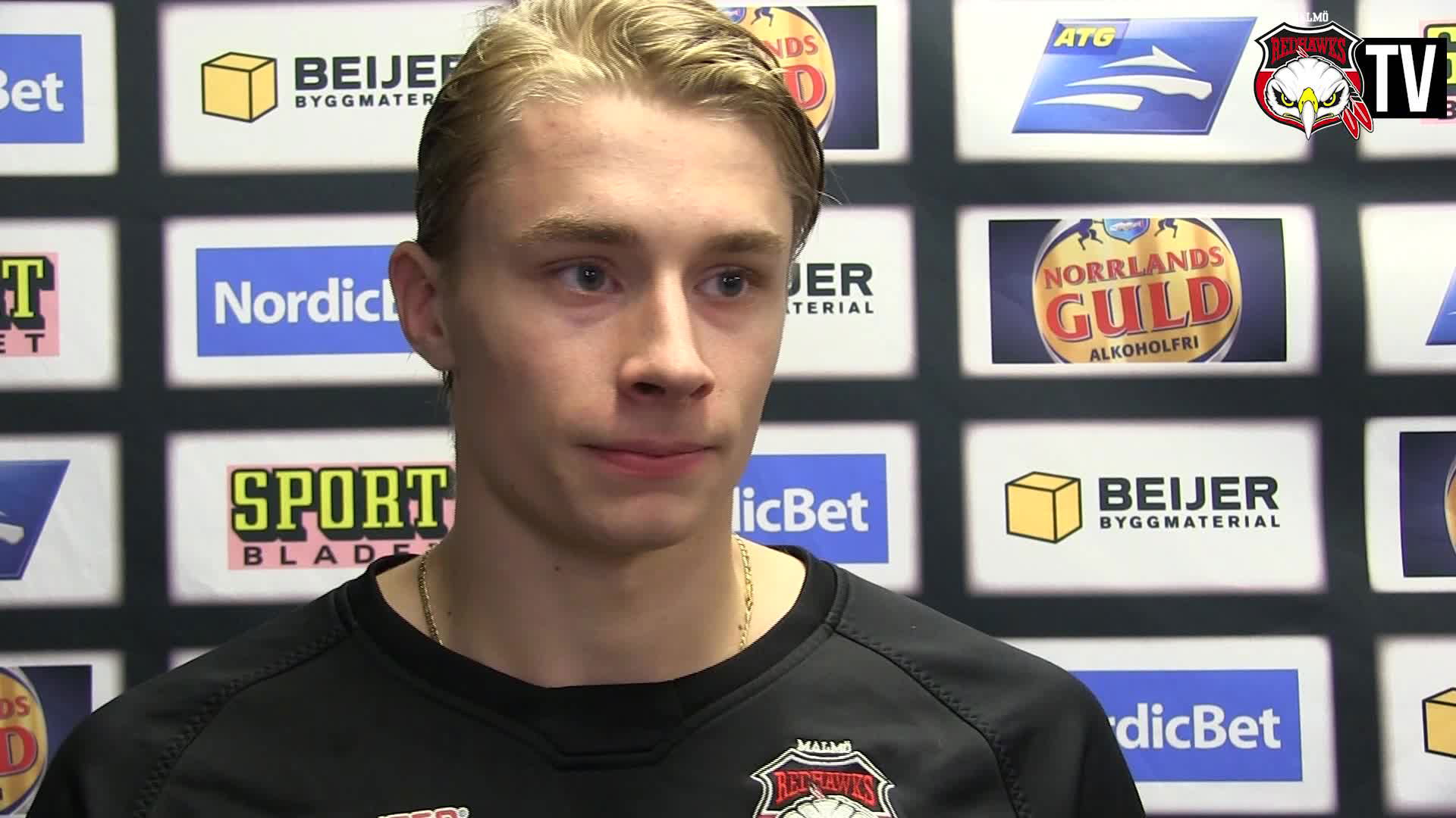 TV: Simon Ericsson om SHL-debuten - Malmö Redhawks