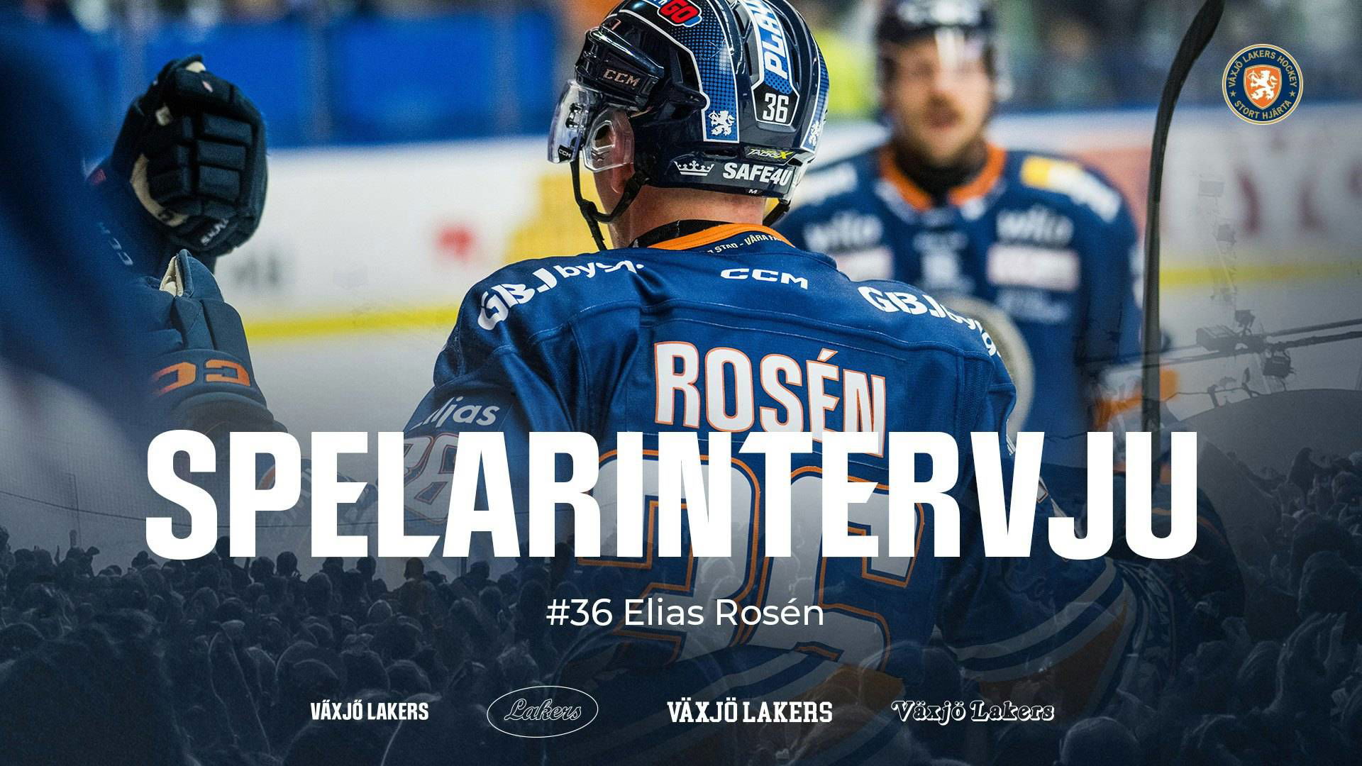 Elias Rosén efter kvällens seger | Växjö Lakers