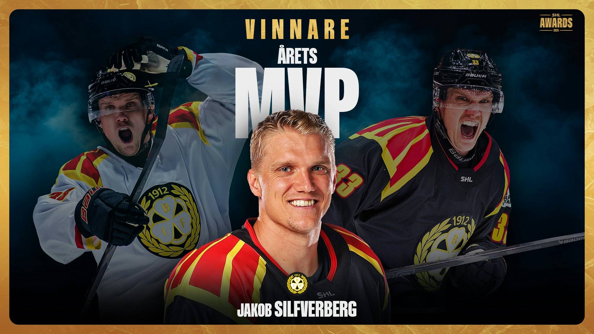 Jakob Silfverberg är Årets MVP 2024/25 | SHL