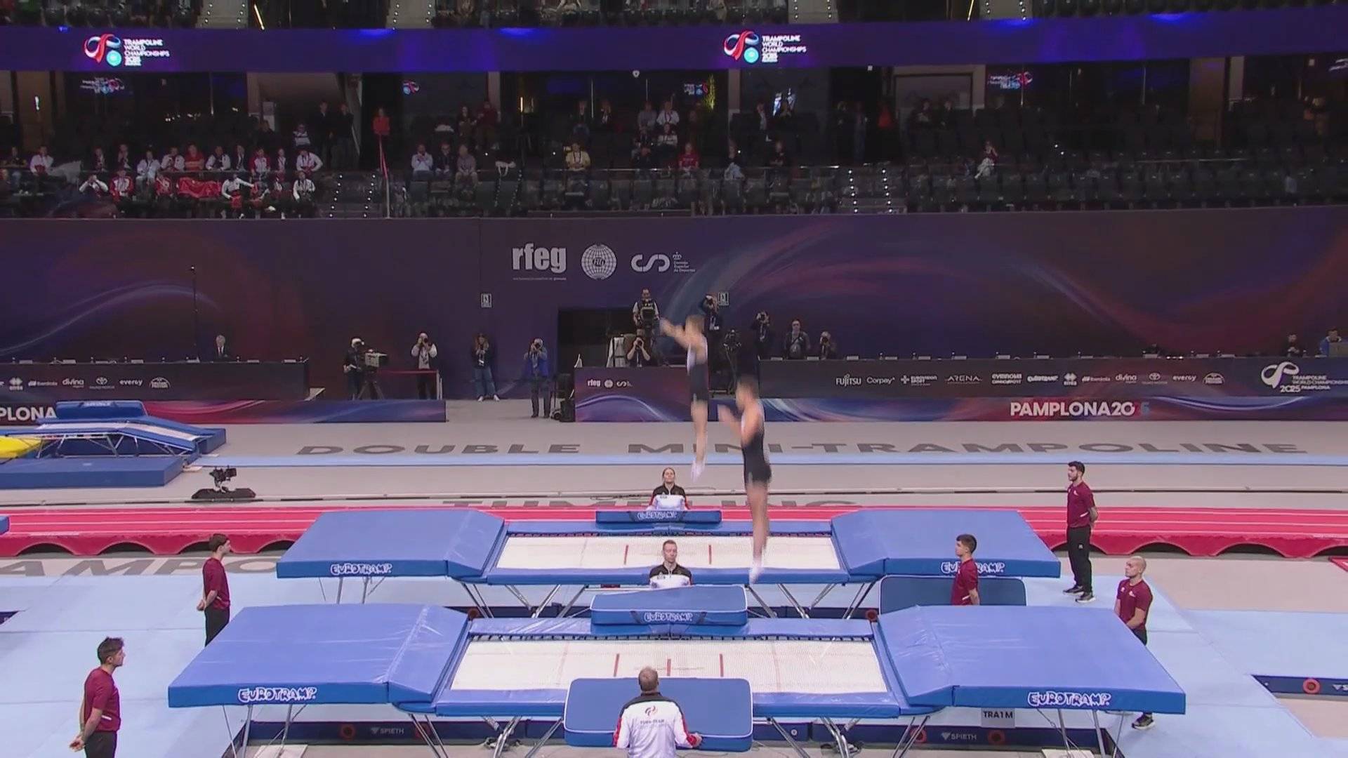 26 min HL - Trampoline Synchronized Men and Women Finals - TRA WCH 2025 ...