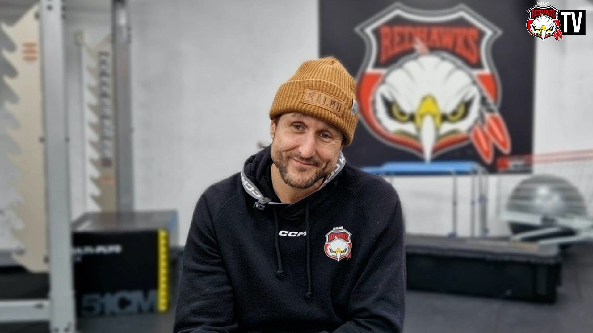 Tomas Kollar efter omstart och innan match i Karlstad | Malmö