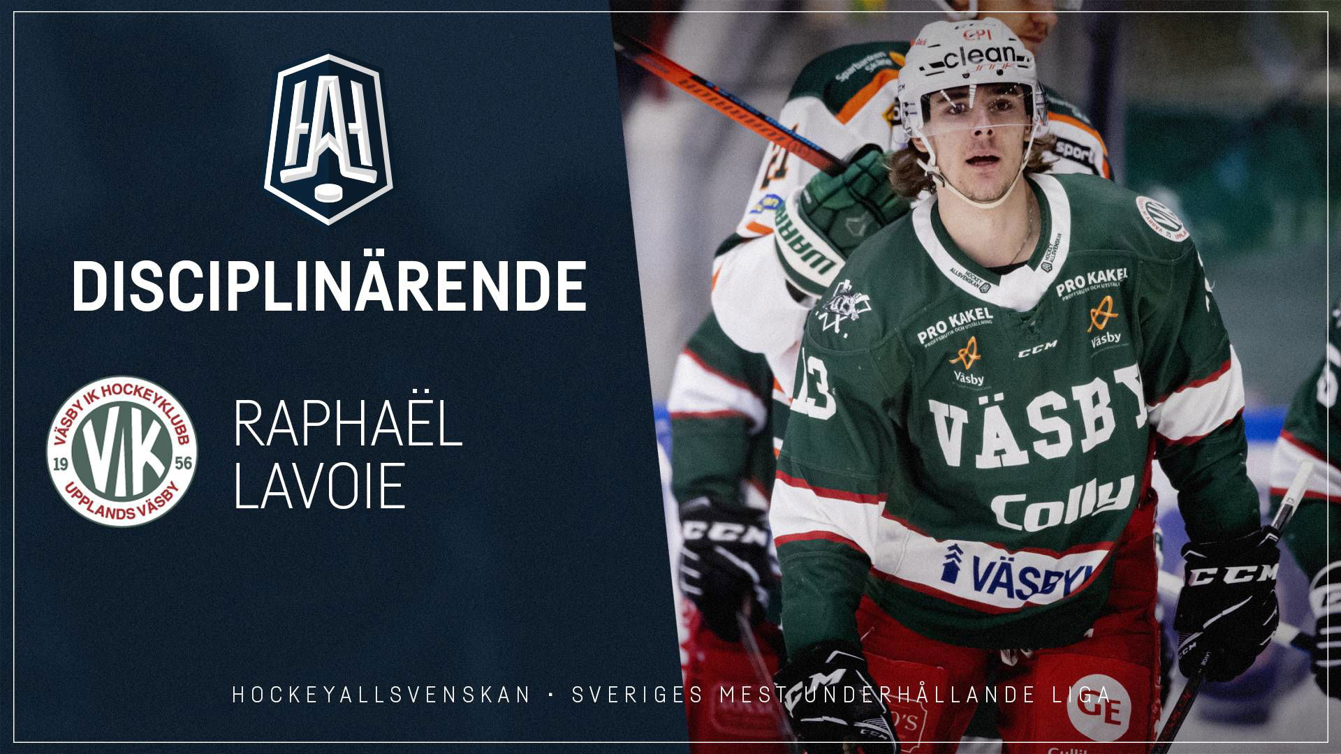 Beslut: Anmälan mot Raphaël Lavoie lämnas utan bifall | Hockeyallsvenskan