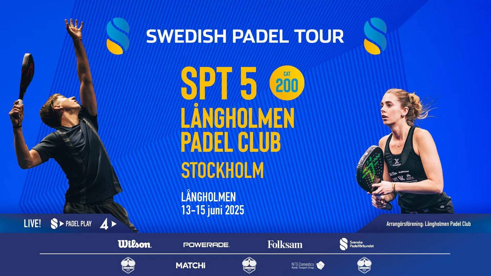 SPT 5 - Långholmen Padel Stockholm - Lördag CC1