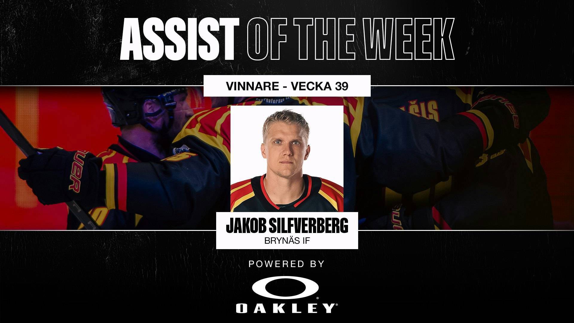Assist of the week vecka 39 - Jakob Silfverberg, Brynäs | SHL