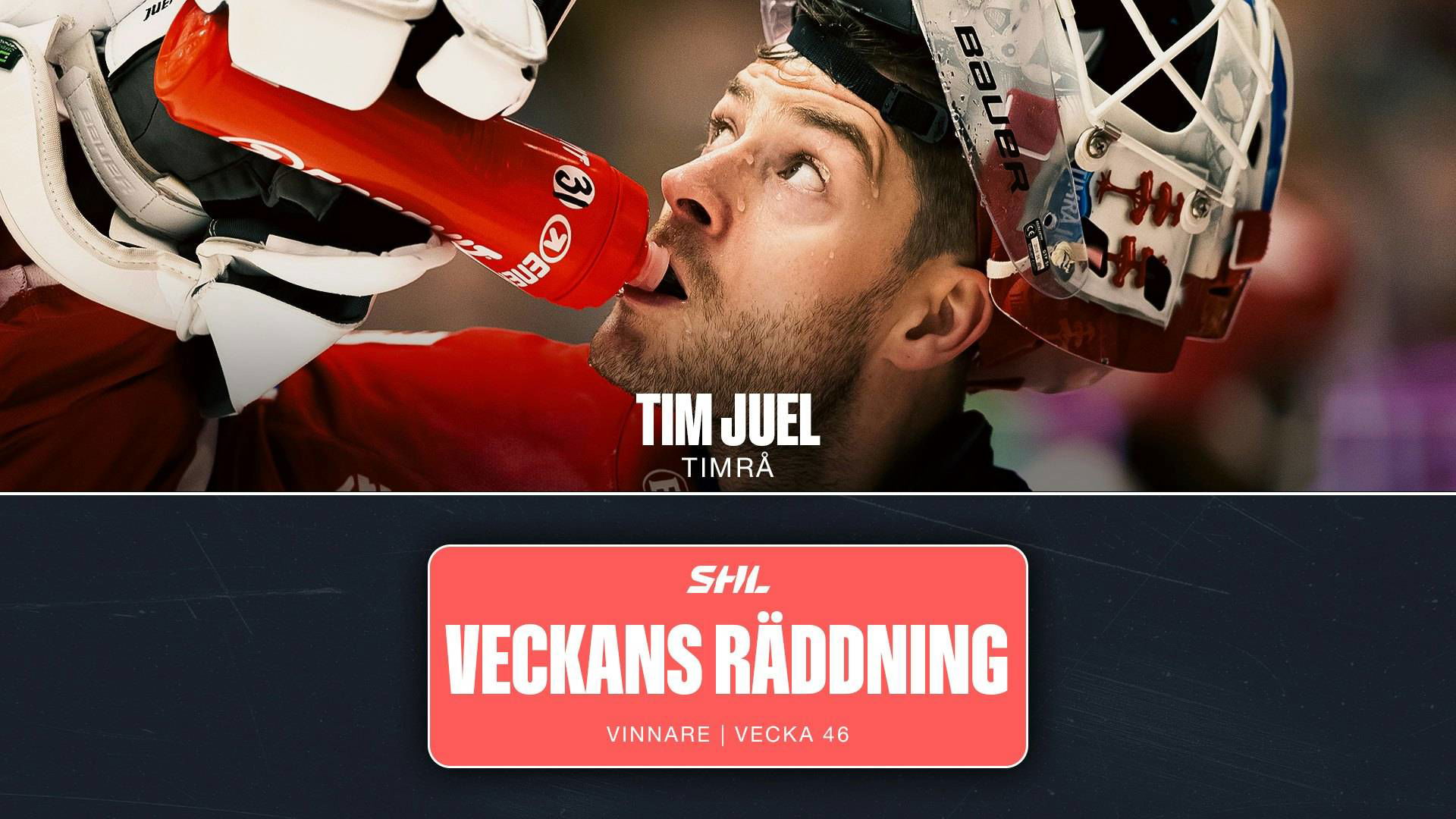 Veckans räddning vecka 46 - Tim Juel, Timrå | SHL
