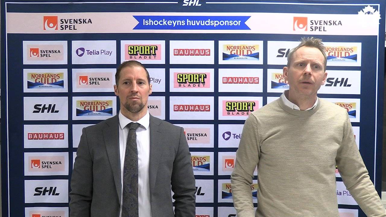 Presskonferens efter första kvartsfinalen: SKE - RBK | Skellefteå