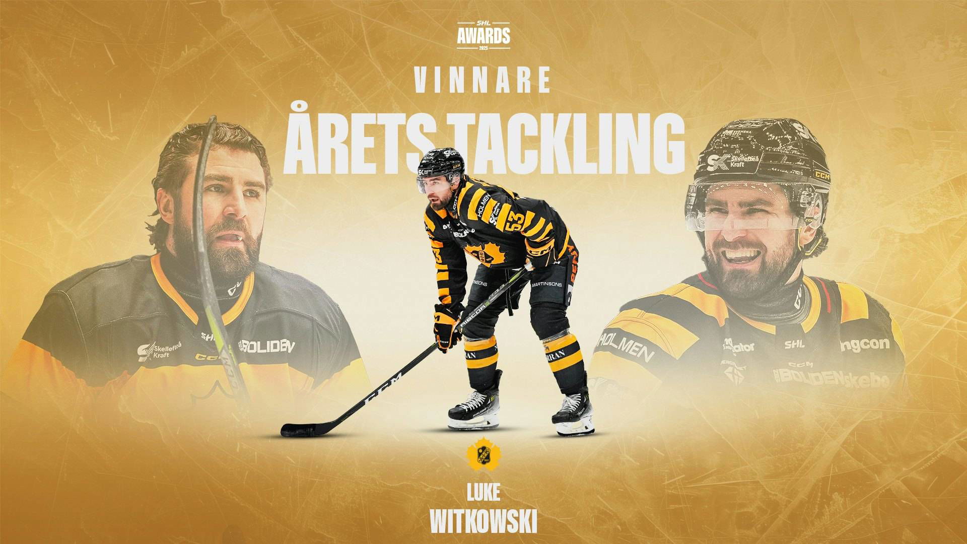 Luke Witkowski vinnare i Årets Tackling 2024/25! | SHL