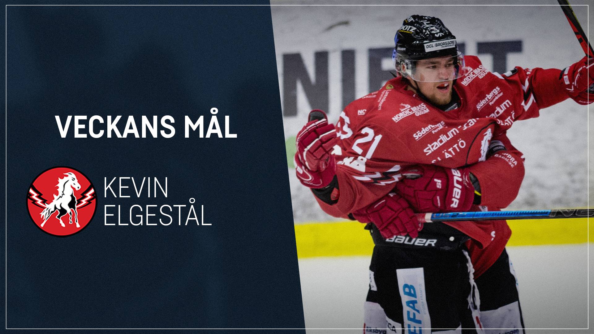 Veckans Mål: Kevin Elgestål, Vita Hästen | Hockeyallsvenskan